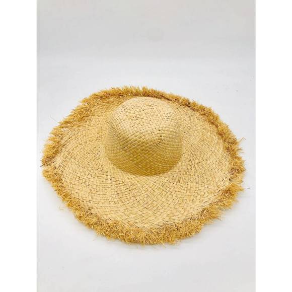 Shebobo | Accessories | New Shebobo Kat Straw Hat With Fringe Edge In ...